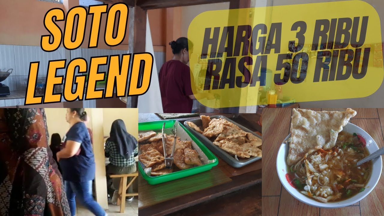 Syok soto harga 3Rb ,, harga Murah tapi rasa Gak MuraHan - YouTube