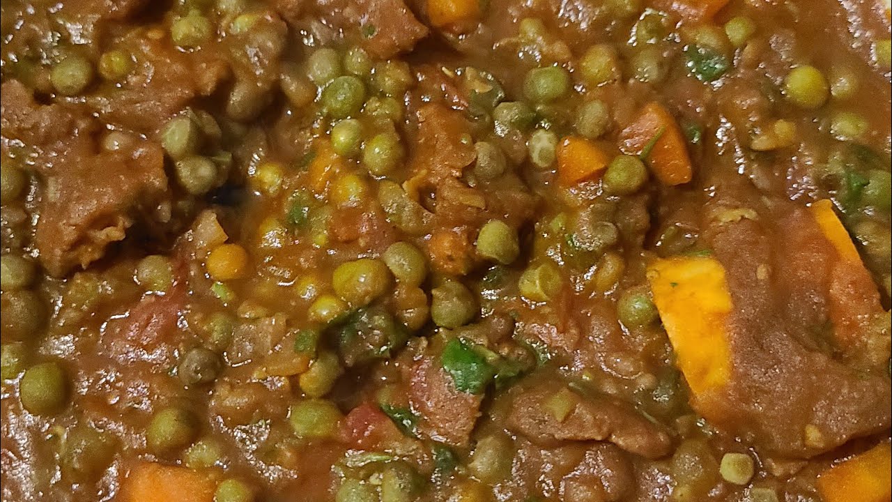 how to cook peas stew/minji stew/potatoes,beef and peas stew /peas stew ...