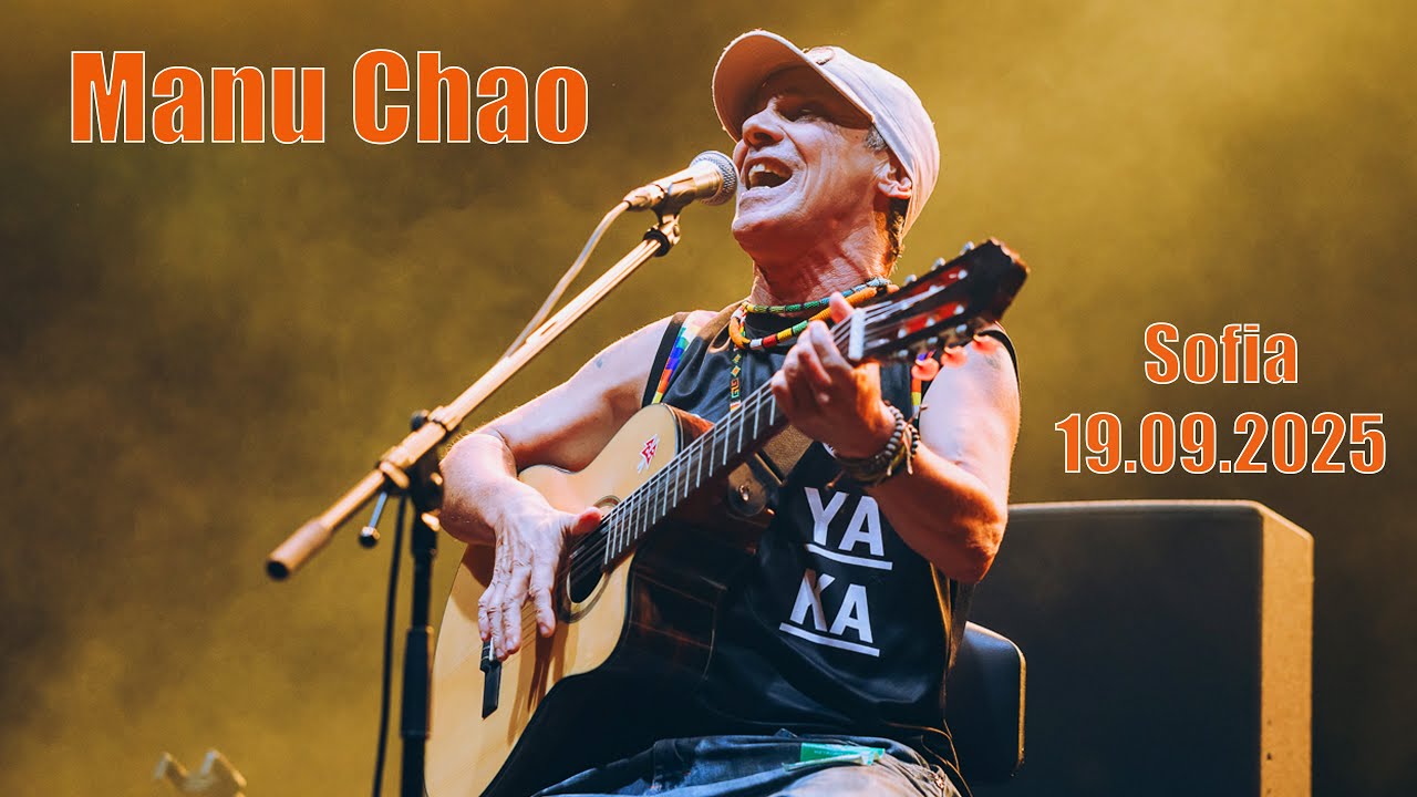 Manu Chao Live in Sofia, Bulgaria | 19.09.2025 Concert - YouTube