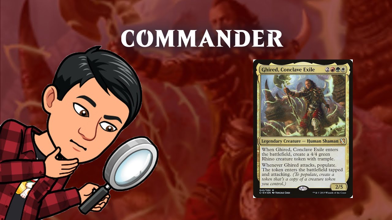 Commander Deck Tech - Ghired, Conclave Exile - YouTube