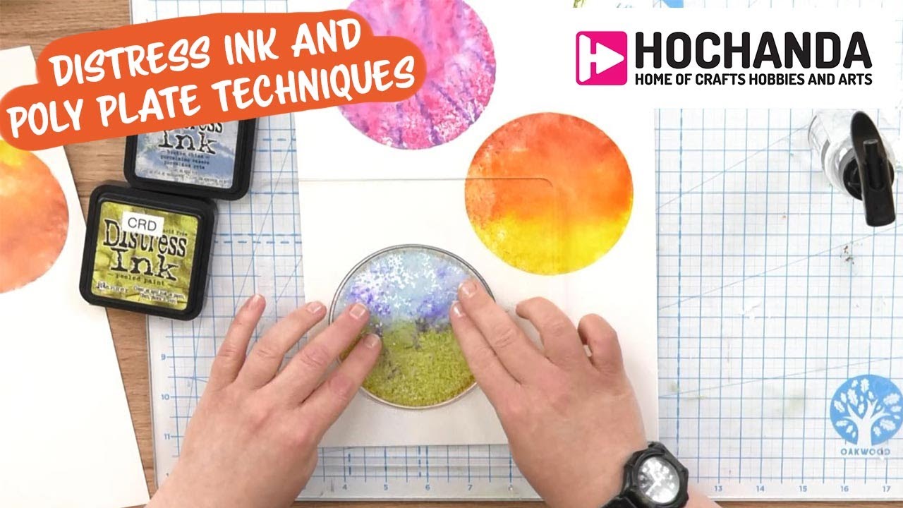 Crafting with Distress Inks and Poly Plates by Crafty Roo Designs at ...