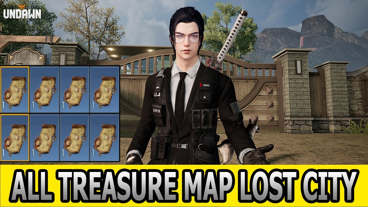 UNDAWN Semua Map Treasure Lost City - YouTube