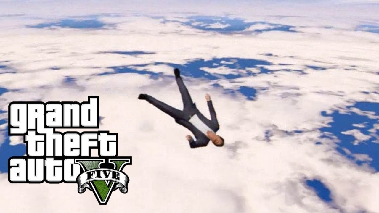 قراند 5 : اعلى قفزات جنونية | GTA Super Jump with Moon Gravity - YouTube