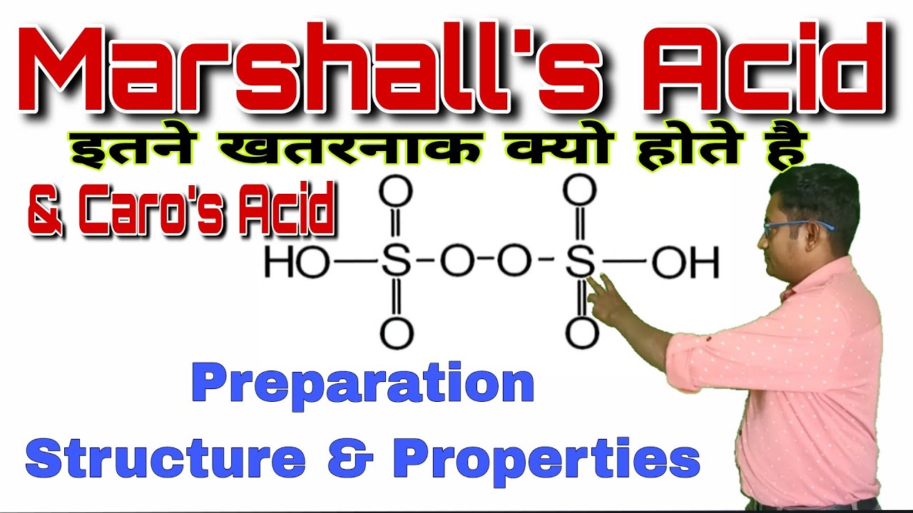 Persulfuric acid || caros acid || caro's acid || Marshall's acid ...