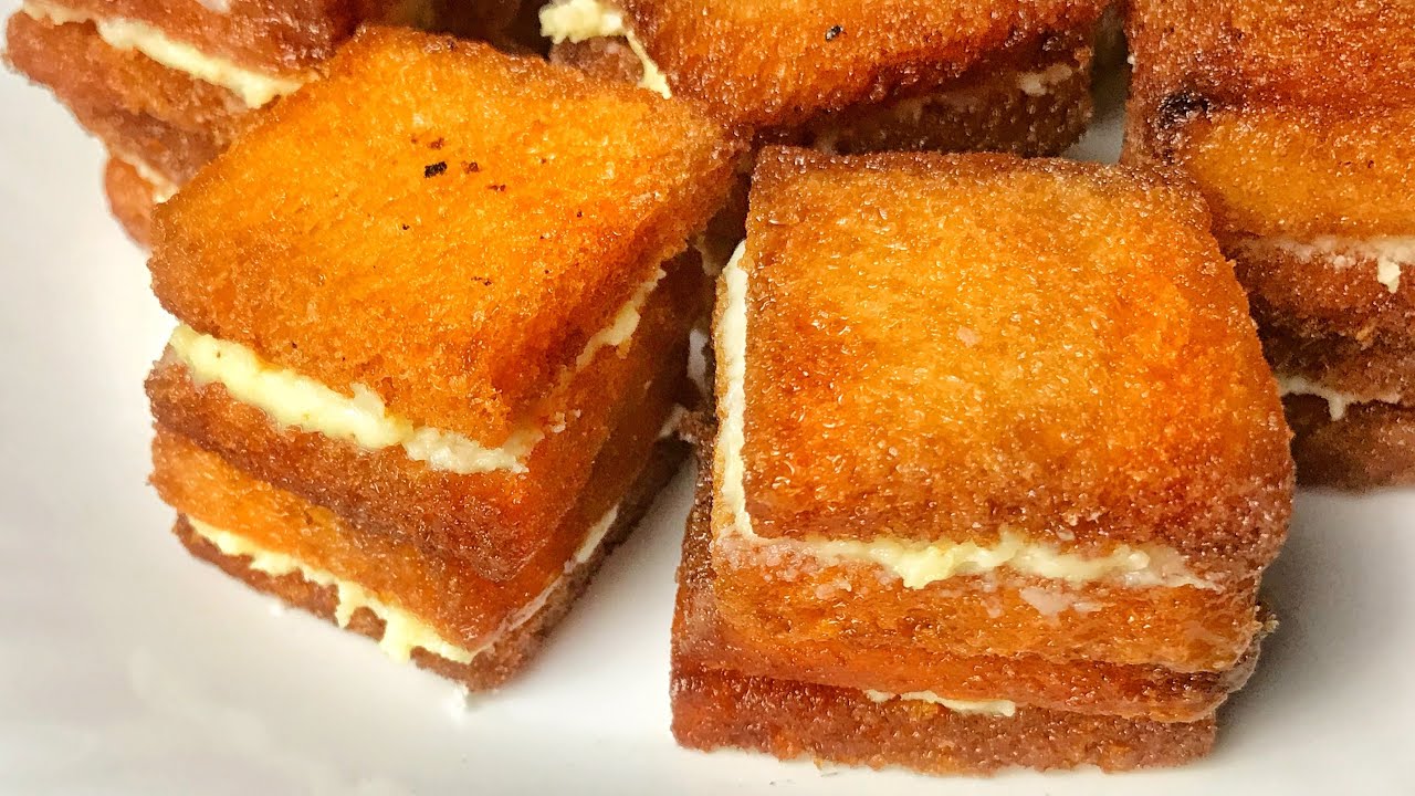 Bread Malai Toast Recipe | Delicious Bread Toast Recipe | Malai Toast ...