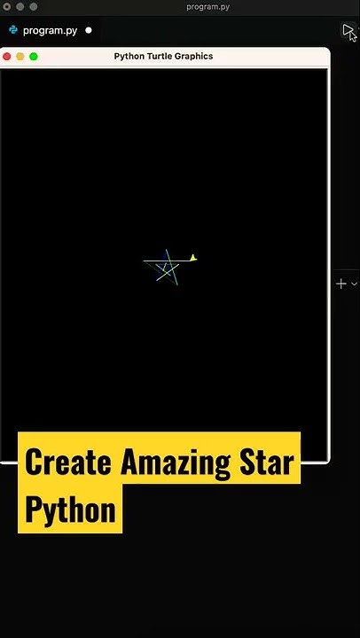 Coding status Python language program Star turtle #shorts #coding #programming - YouTube