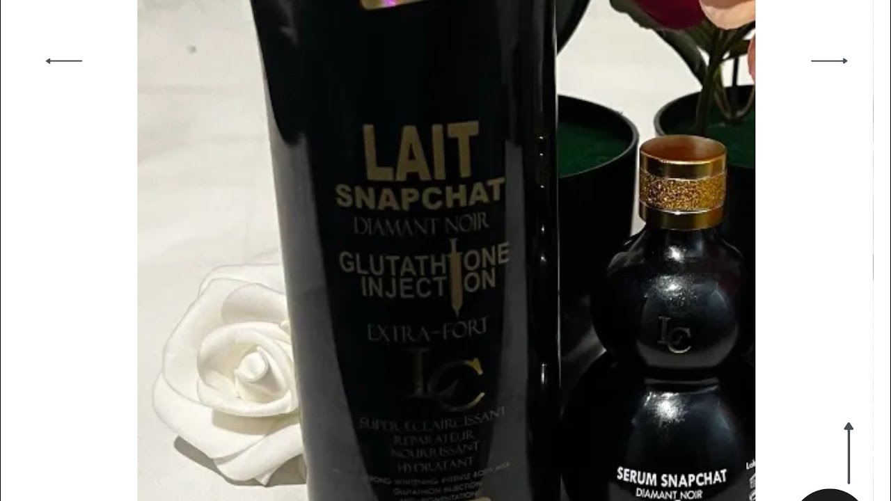 LAIT SNAPCHAT GLUTATHIONE INJECTION LOTION ( BLACK COLOUR - YouTube
