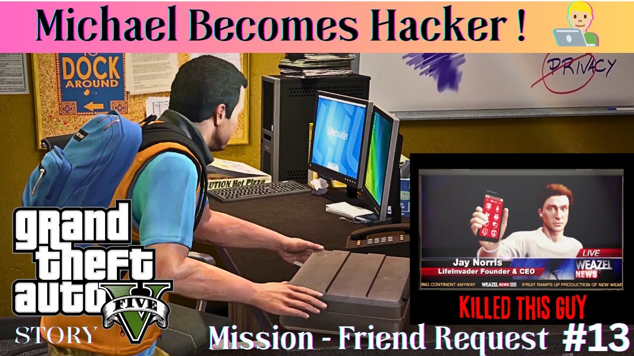 Michael Becomes a Hacker?! Lifeinvader CEO Gets Blown Away! 💻💥 ...