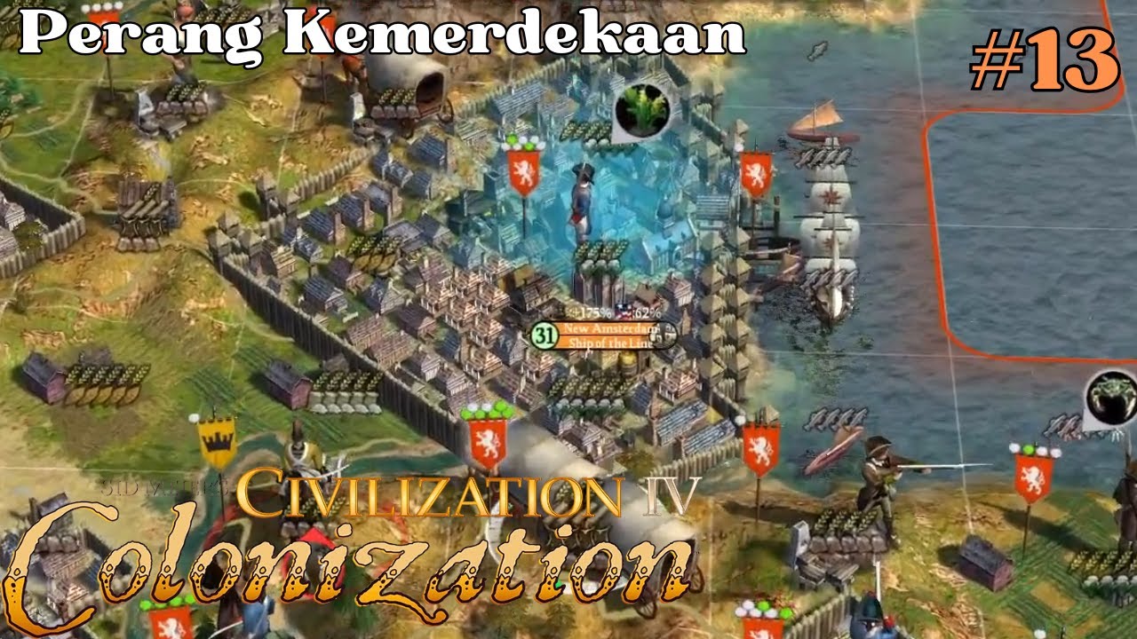 Perang Kemerdekaan !! Civilization IV Colonization Gameplay Indonesia ...