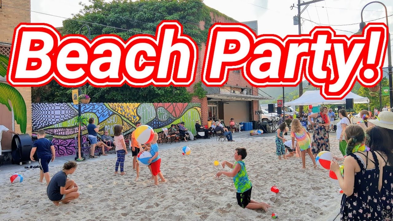 Pennington Gap Virginia Beach Party and Hawaiian Shirt Contest! - YouTube