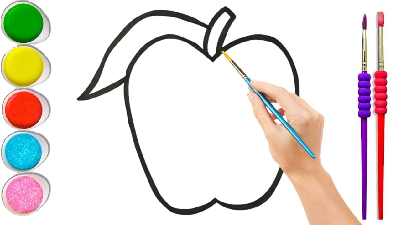 How to Draw an Apple || Step by Step - YouTube