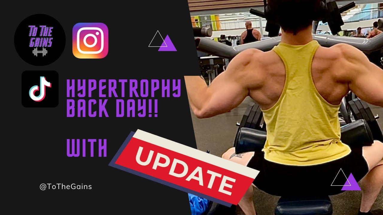 AWESOME BACK DAY FOR HYPERTROPHY!! - YouTube