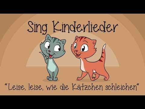 Leise, leise, wie die Kätzchen schleichen - Kinderlieder zum Mitsingen | Sing Kinderlieder
