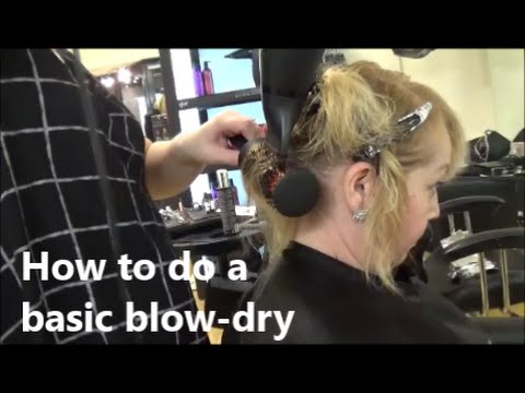 Blow dry tutorial - YouTube