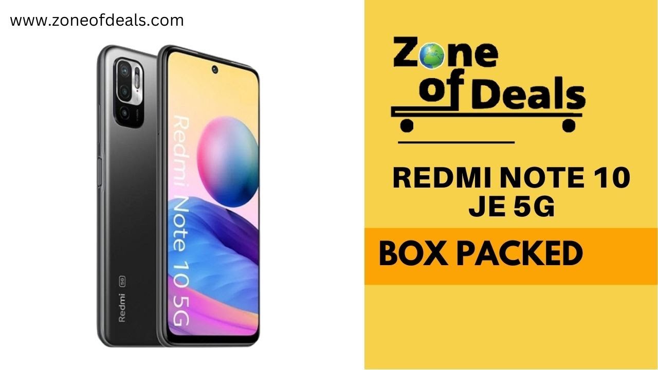 FOR SALE REDMI NOTE 10 JE - 4GB + 64GB - BOX PACKED - Redmi 5G Phones ...