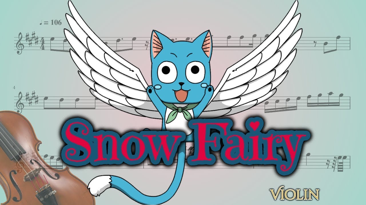 Snow Fairy - Fairy Tail Opening (Violin) - YouTube