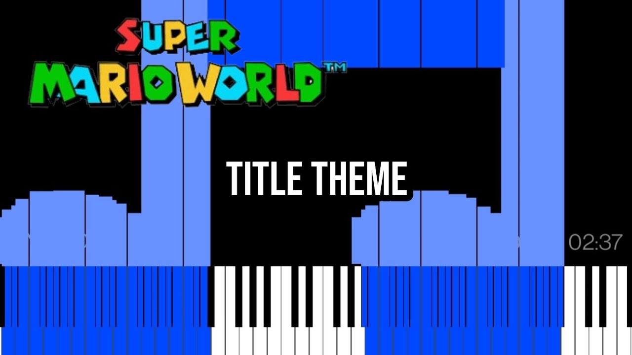 Dark MIDI - Super Mario World Title Theme - YouTube
