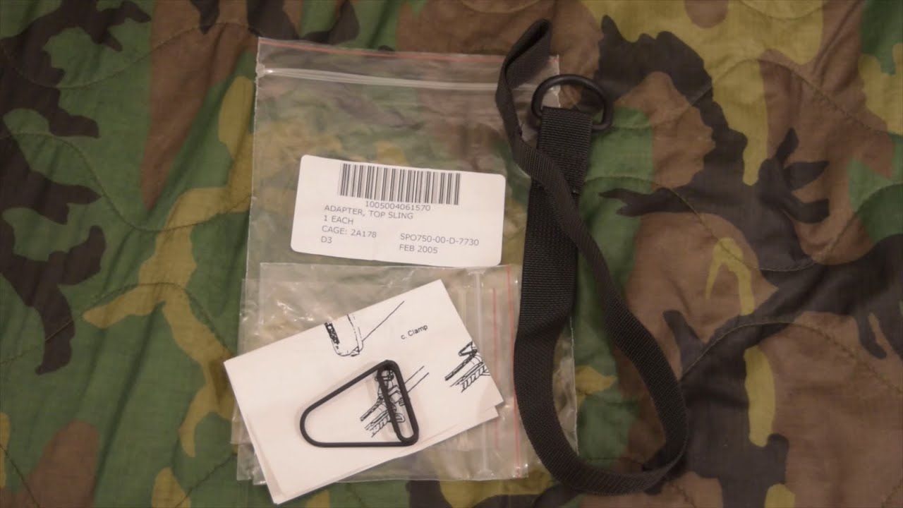 USGI ADAPTER, TOP SLING (2005) Tutorial About Setup And Use - YouTube