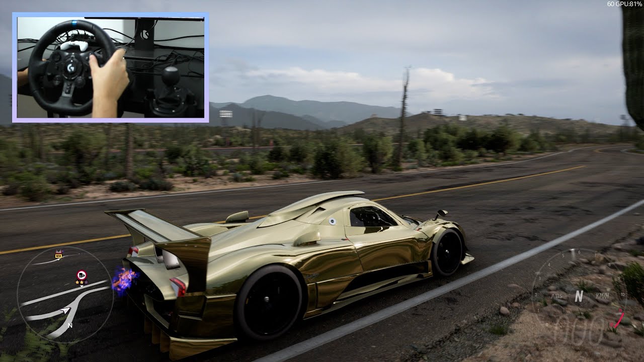 Forza Horizon 5 - Pagani Zonda R - Cruise - (Steering Wheel + Shifter ...