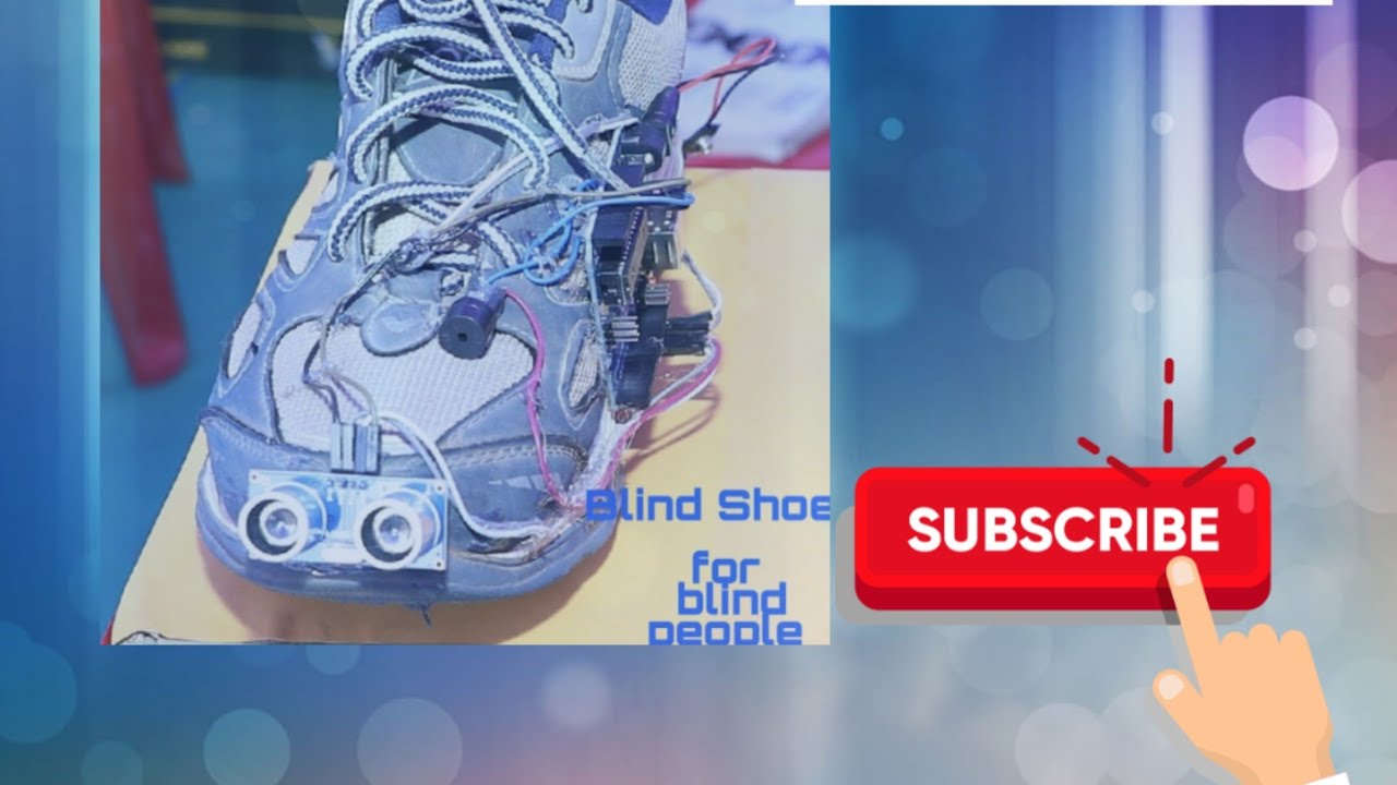 How to make blind shoe for blind people - YouTube