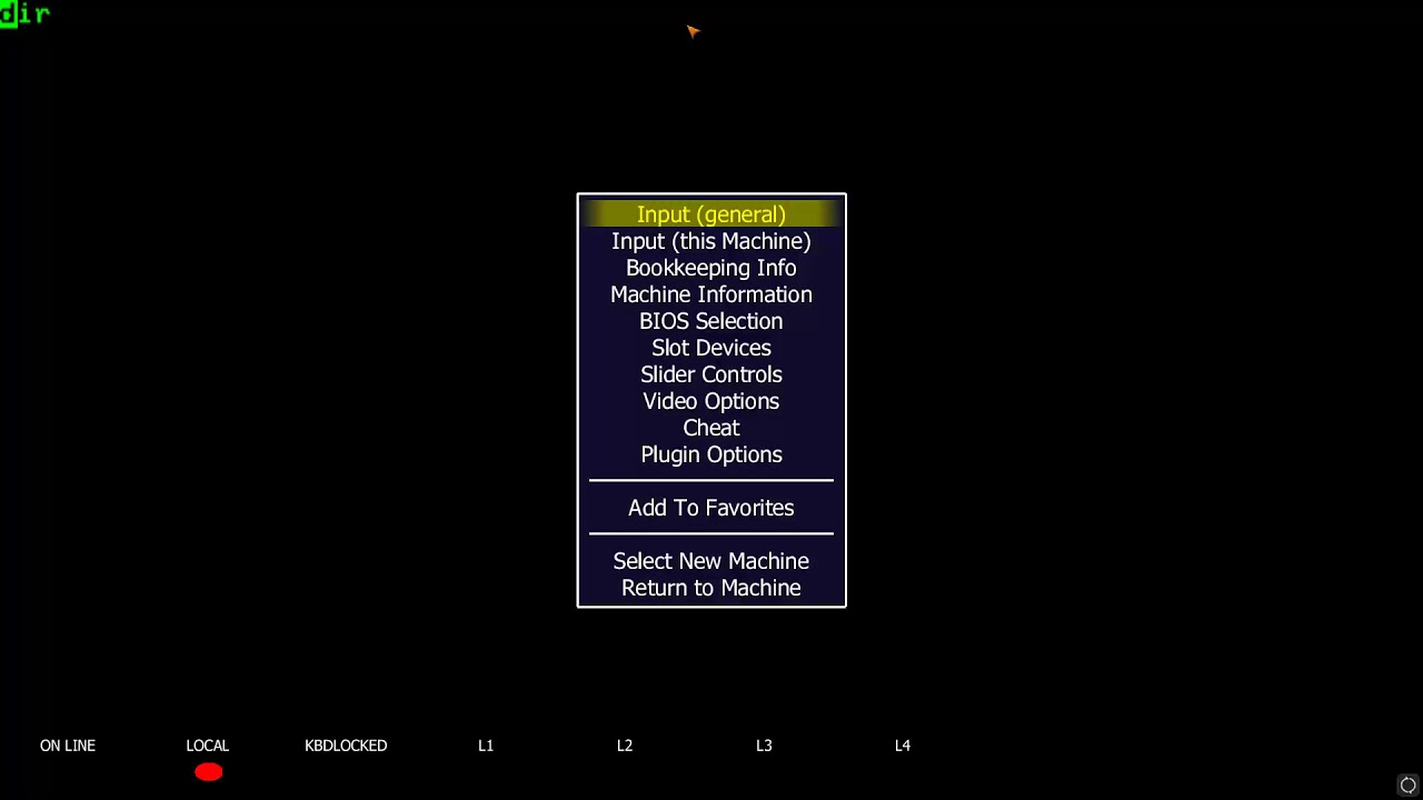 ATTRACT MODE MAME MESS DEC VT 100 VT100 VTXX VT 101 VT101 VT 102 VT102 ...