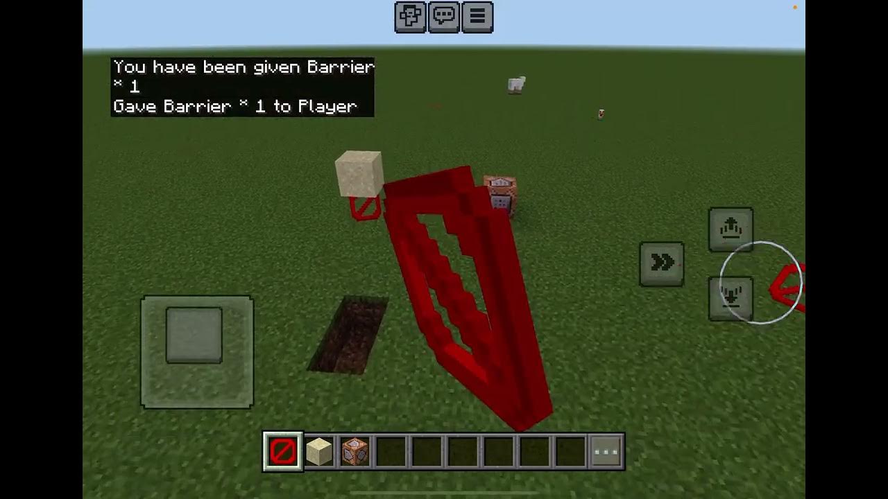 How to get a barrier and a command block in Minecraft: toturial - YouTube