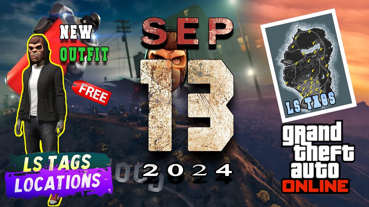 LS Tags Locations [September 13th] GTA Online !!! - YouTube