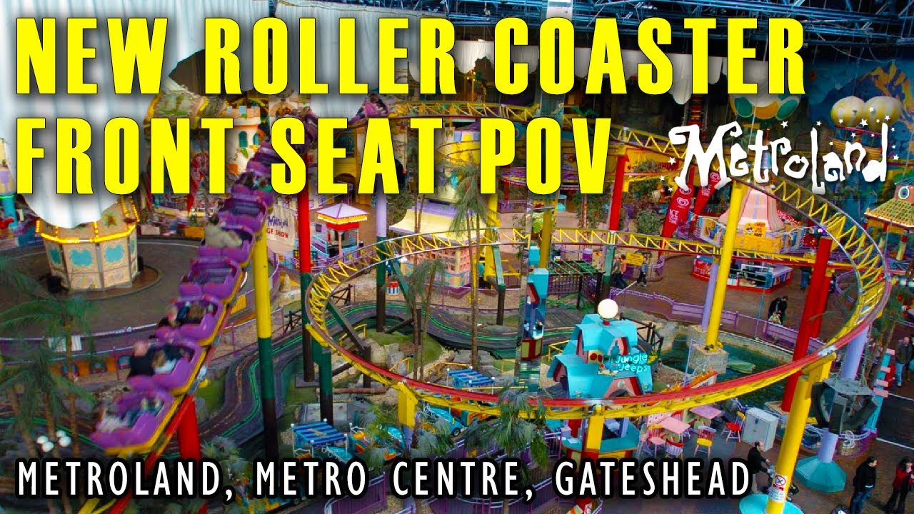 NEW ROLLER COASTER POV - Metroland - Front Seat - Metro Centre ...