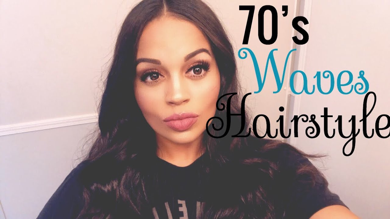 How i achieved the 70’s waved hairstyle - YouTube