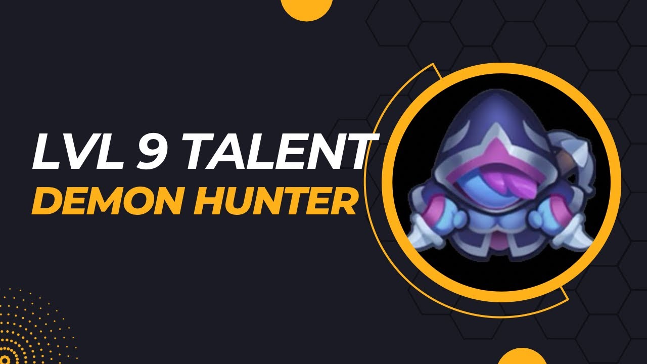 Level 9 Talent Demon Hunter Rush Royale Game Play - YouTube