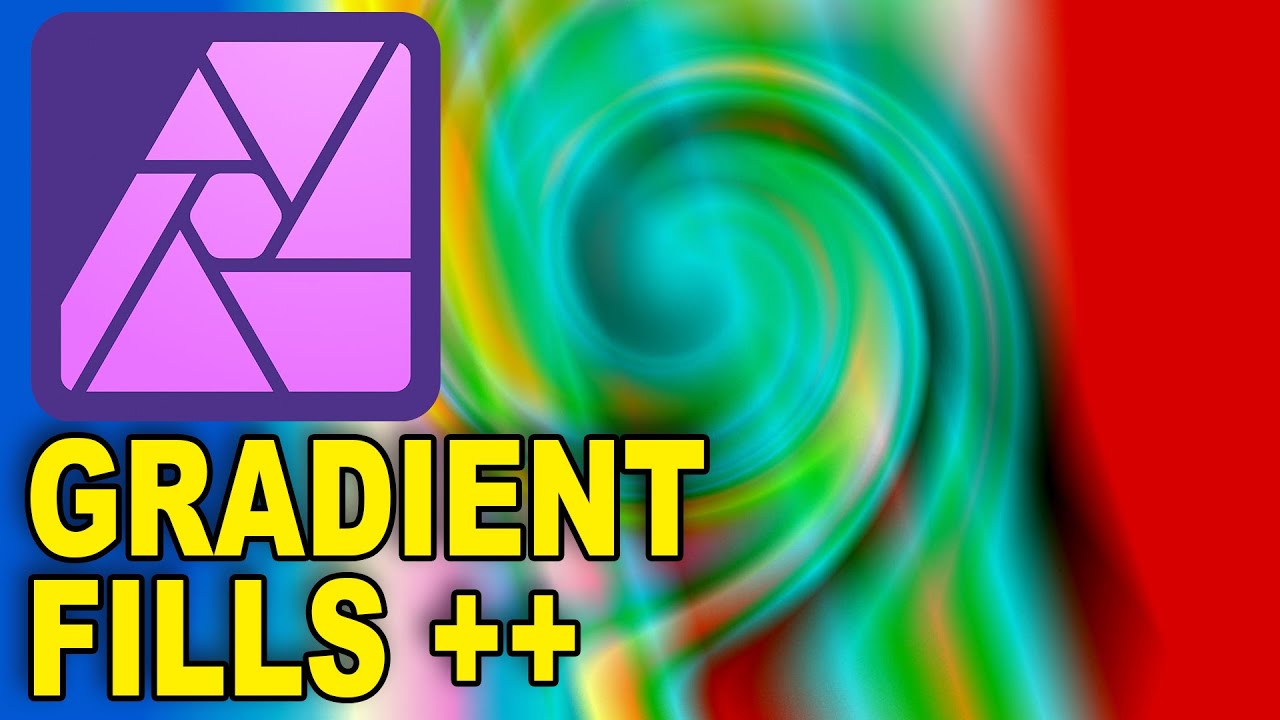 Affinity Photo : Gradient Fills And Effects Tutorial - YouTube