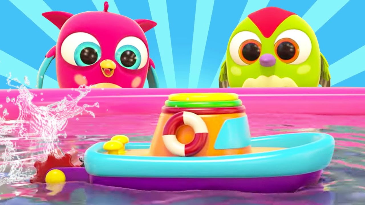 Baby cartoon 0+ & Learn colors for kids - Boat cartoon for babies - YouTube
