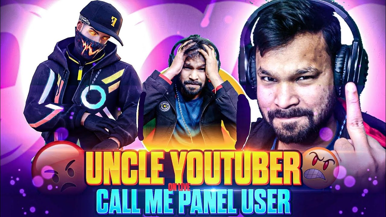 UNCLE YOUTUBER CALL ME PANEL USER ON LIVE😱🔥-SAMSUNG A3,A5,A6,A7,J2,J5 ...