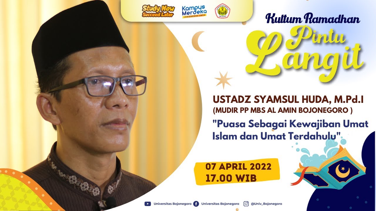 KULTUM PINTU LANGIT EPS 05 - Dr. H. SYAMSUL HUDA, M.Pd.I (MUDIR PP MBS ...