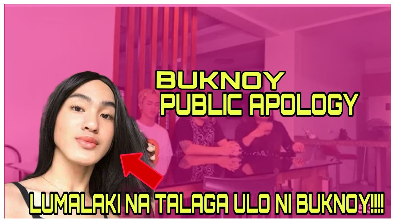 BUKNOY GLAMOUR PUBLIC APOLOGY - YouTube