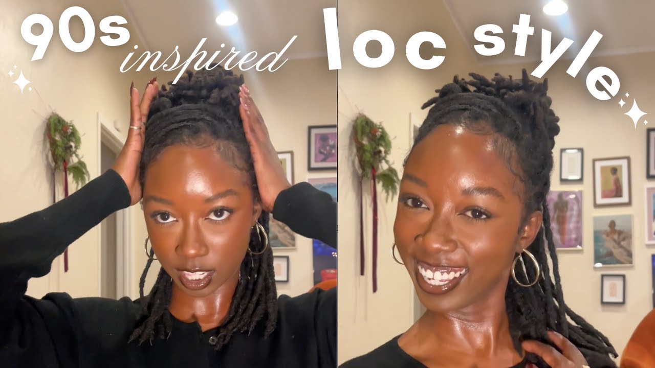 easy *90s inspired* loc style! - YouTube