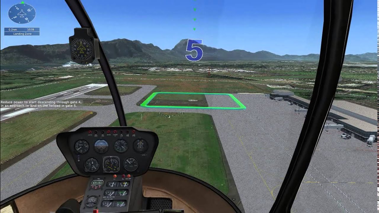 FSX Mission Tutorial 9: Helicopter Basics - YouTube