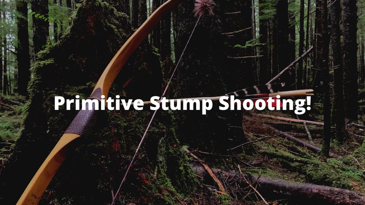 Shooting Stumps with Ocean Spray arrows and an Osage bow in beautiful ...