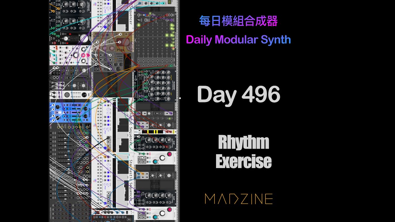 Rhythm exercise in vcv rack - 每日模組合成器 Daily Modular Synth with MADZINE ...