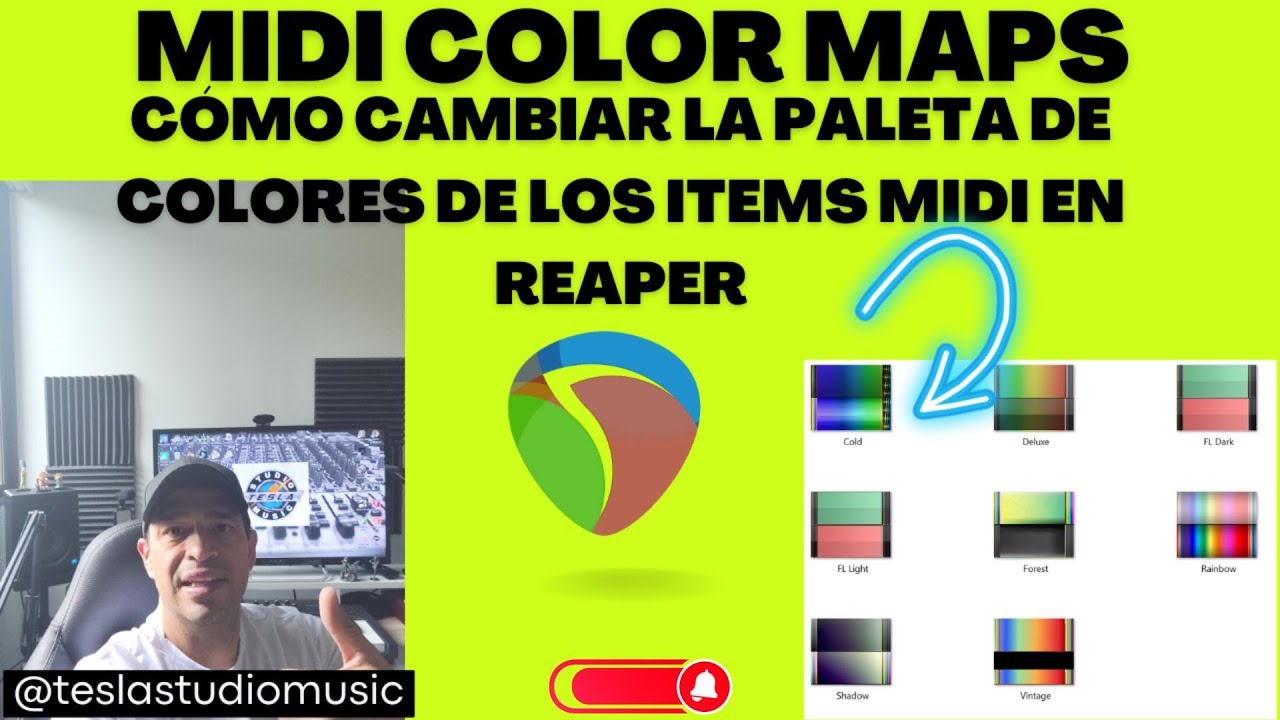 🎶MIDI NOTE COLOR MAP cómo cambiar los colores de las notas MIDI en ...