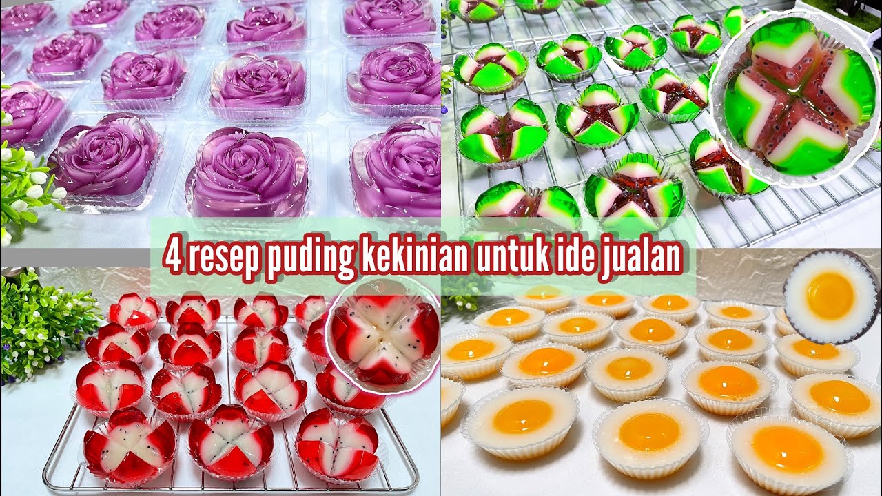 4 INSPIRASI RESEP PUDING CANTIK KEKINIAN UNTUK IDE BISNIS JUALAN DAN ...