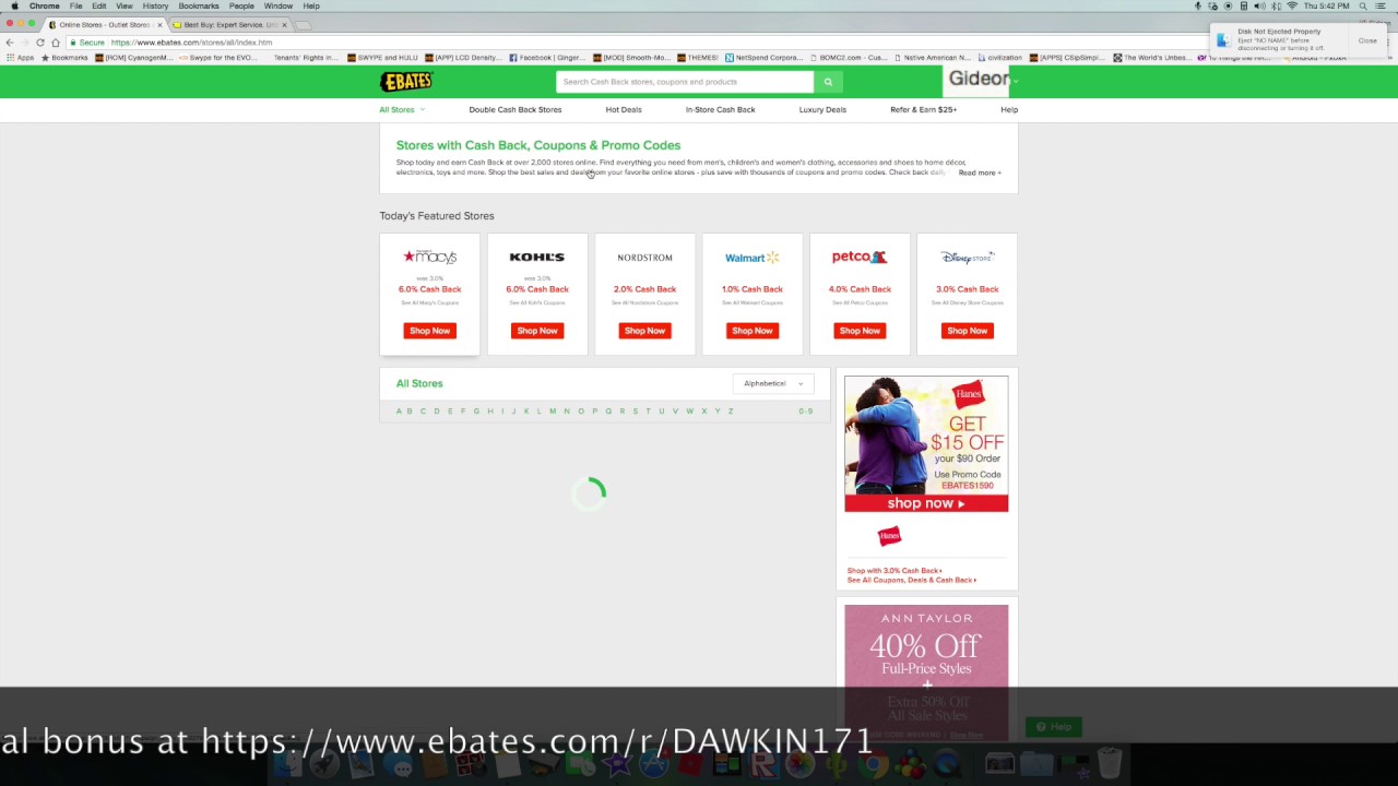 How To Use Ebates - YouTube