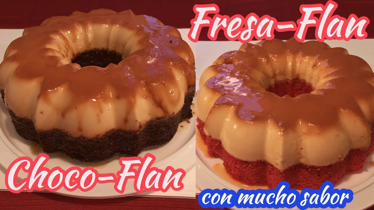 Chocoflan Con Fresas