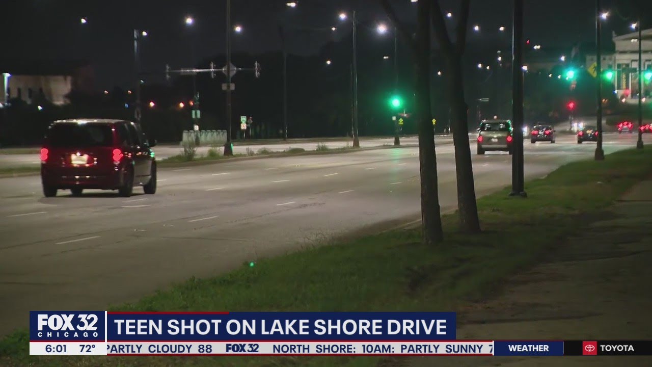 Girl, 15, shot on Lake Shore Drive - YouTube
