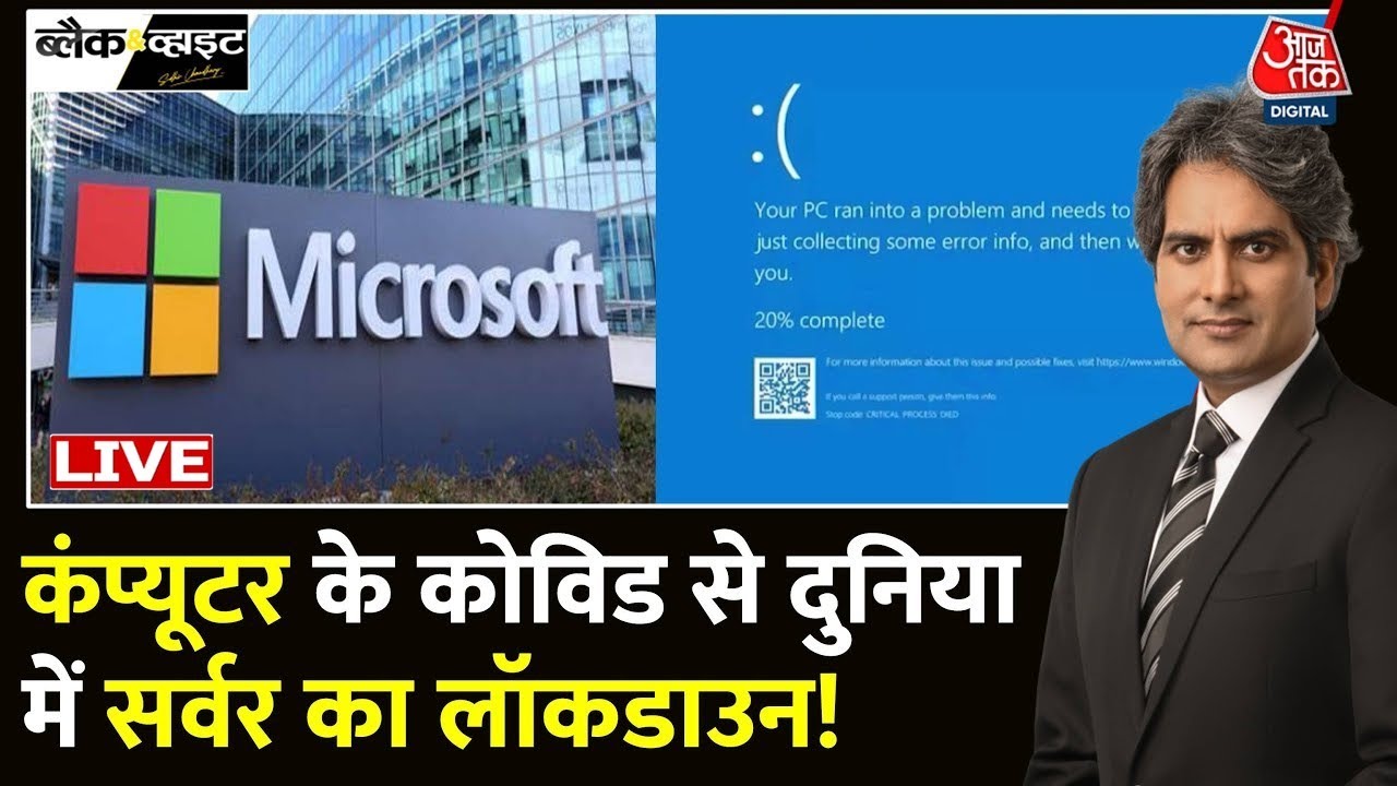 Microsoft Server Down Live: माइक्रोसॉफ्ट सर्वर में गड़बड़ी होने से मचा हड़कंप | Microsoft Outage ...