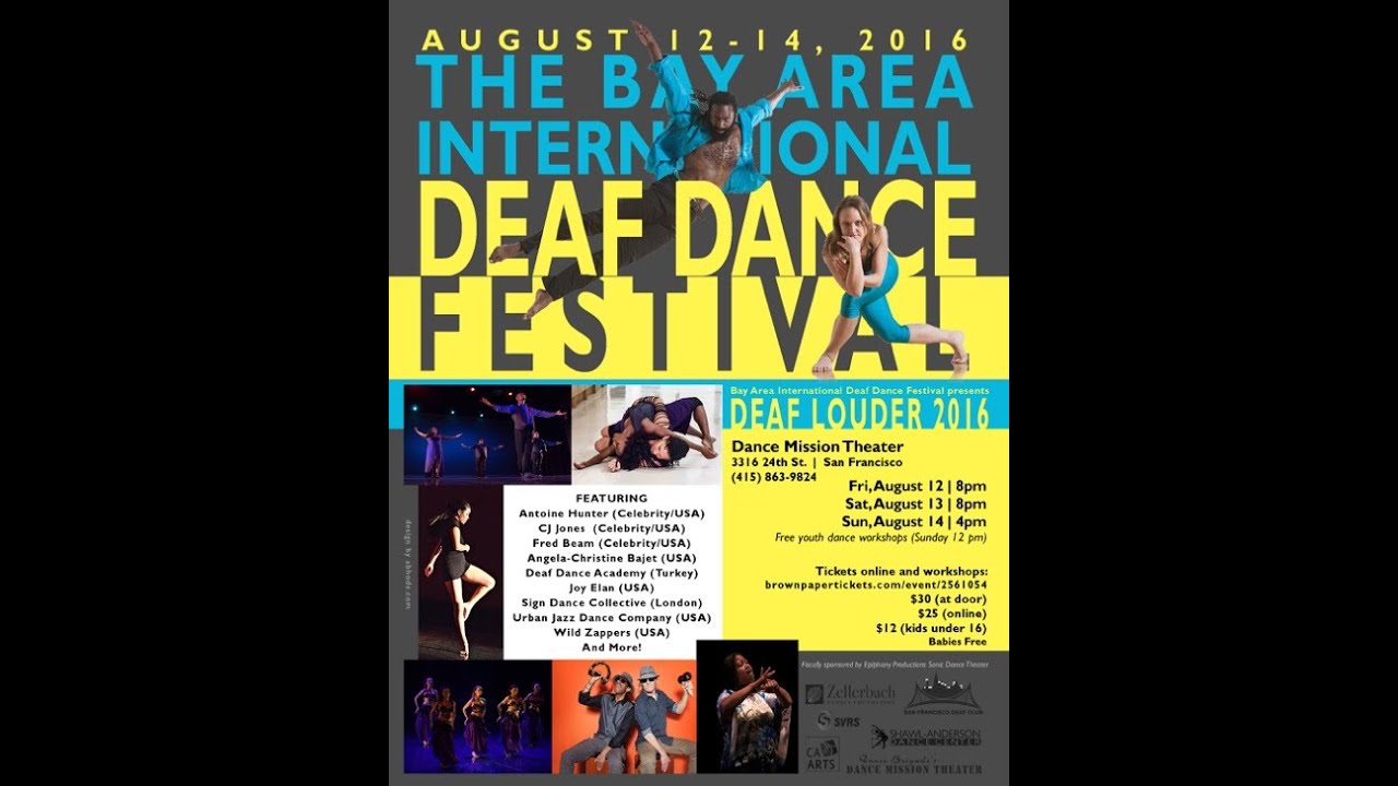 Bay Area International Deaf Dance Festival 2016 (Highlight) - YouTube
