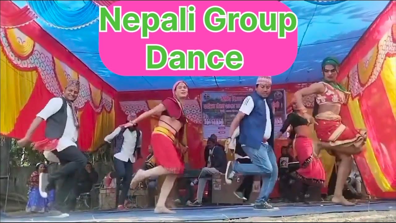 Nepali Group Dance,Action Queen Gudiya Rani and Group#Satpokhariya Nach ...