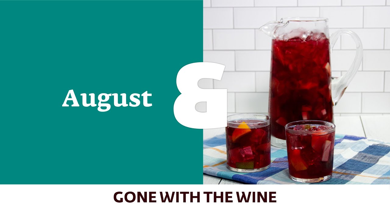 August Cocktail of the Month Gone With The Wine - YouTube