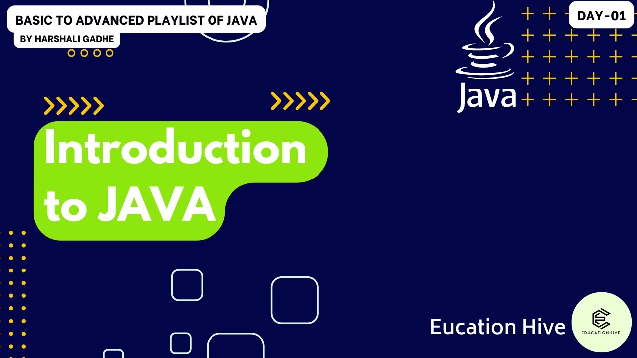 Introduction to java |Java क्या है और कैसे सिखे? | first video - YouTube