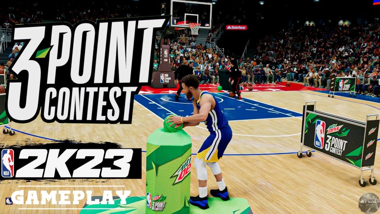 NBA 2K23- 3 Point Contest || (2023) All-Star Weekend gameplay - YouTube